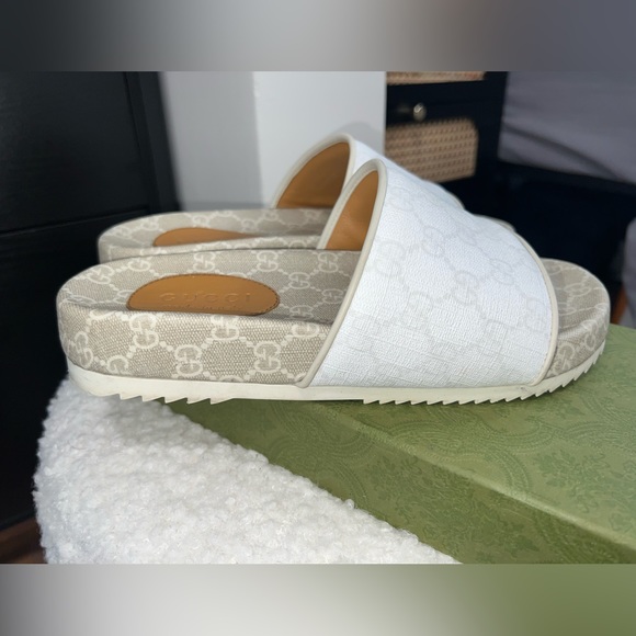 Gucci | Shoes | Gucci Gg Supreme Canvas Slides | Poshmark